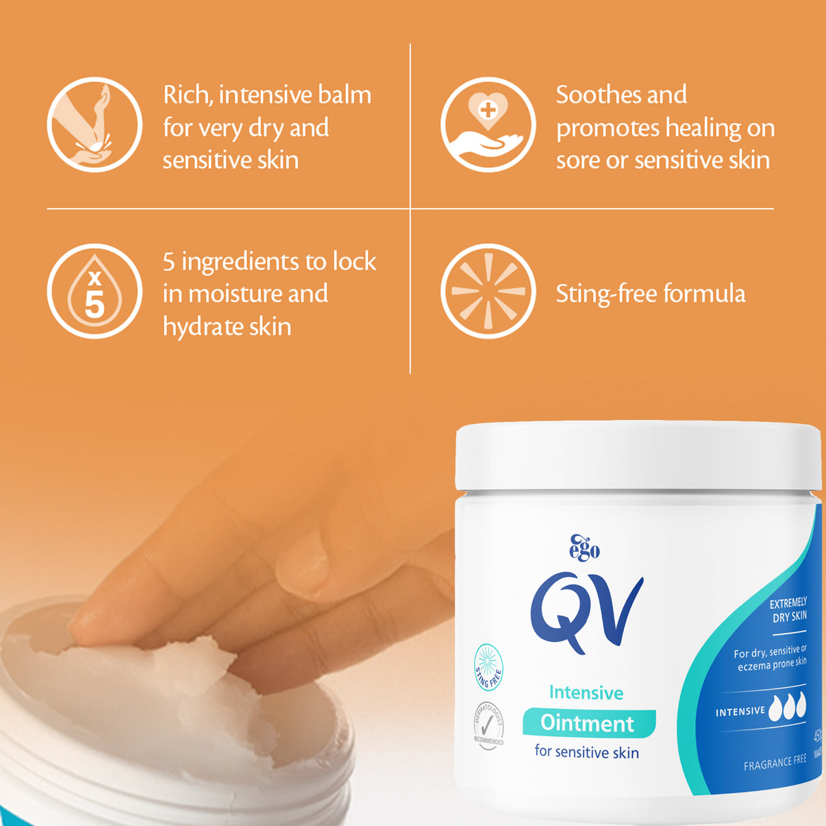 QV Intensive Ointment (Moisturiser) – QV Skincare