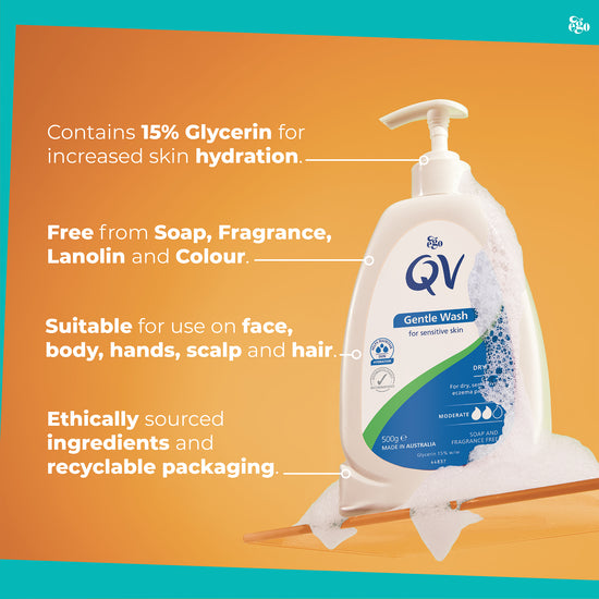 QV Gentle Wash (Cleanser) – QV Skincare
